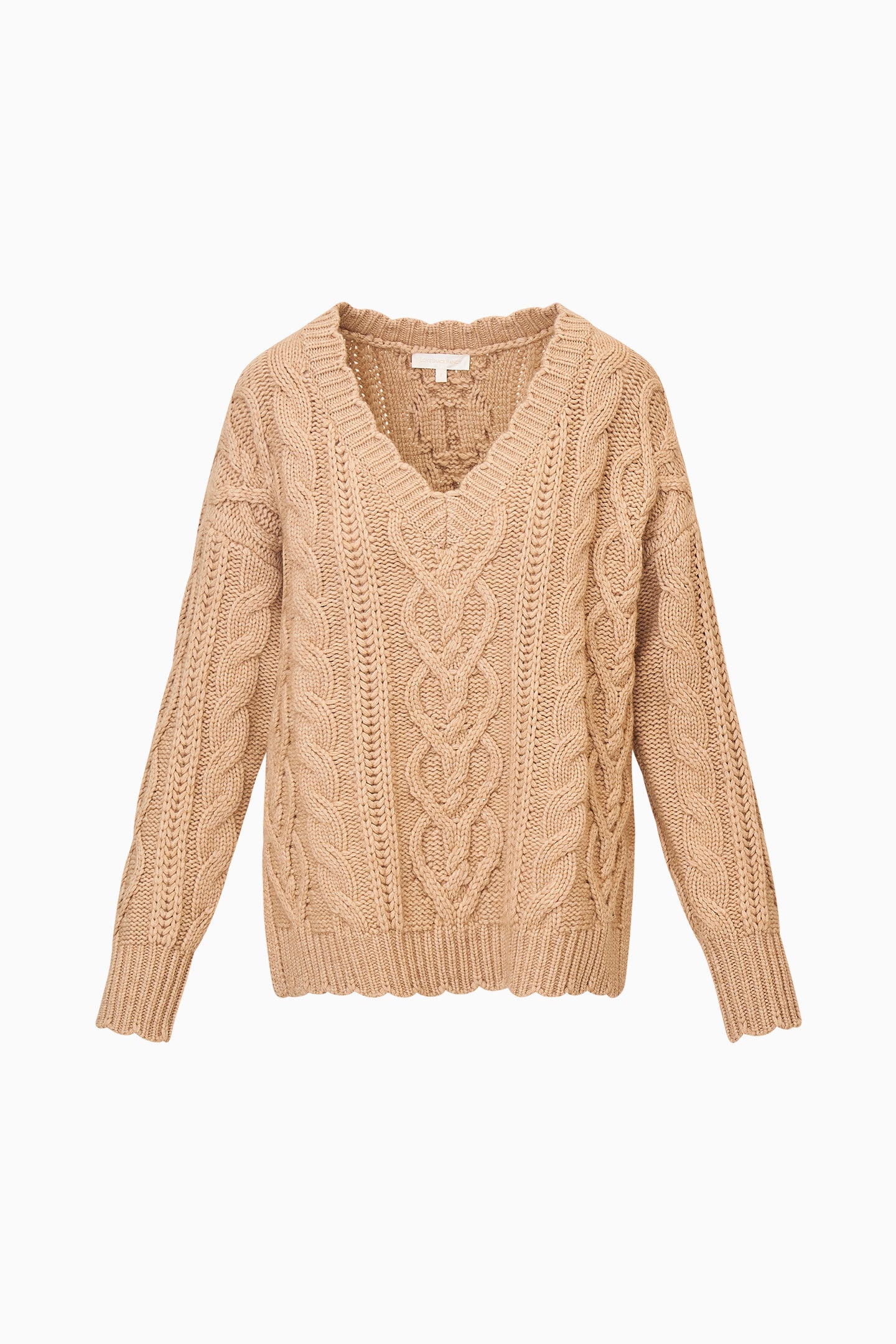 Croisette Cashmere Cable Knit Pullover