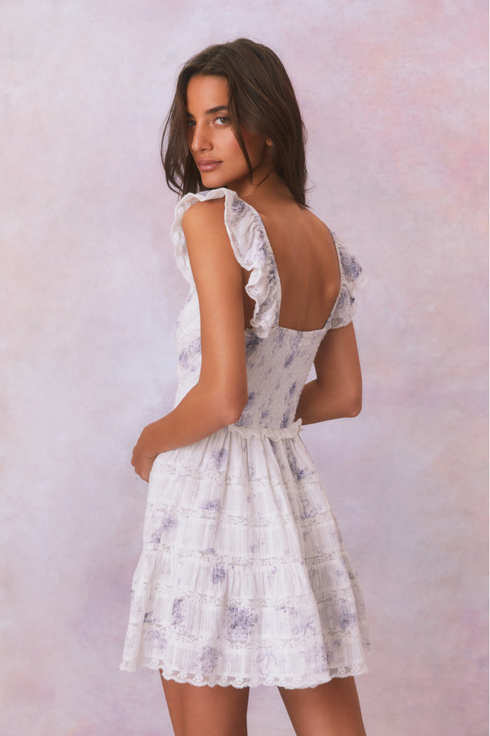 Finny Floral Mini Dress- Women's Designer Luxury Dresses | LoveShackFancy