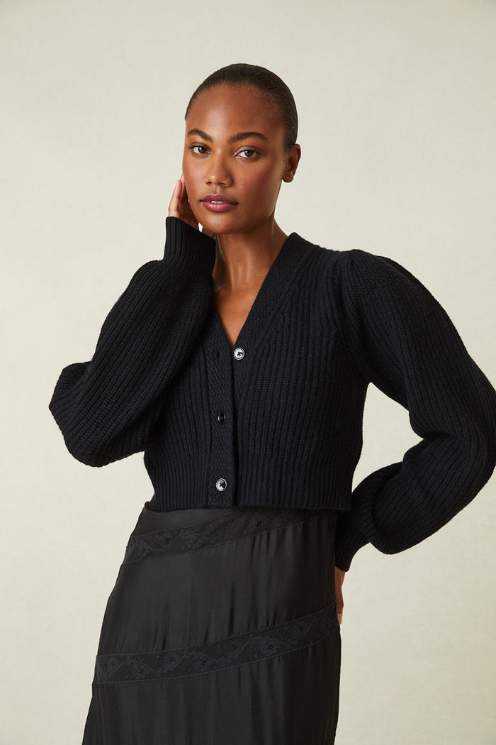 Avignon Crop Cardigan - Women's Sweaters & Knits | Loveshackfancy.com