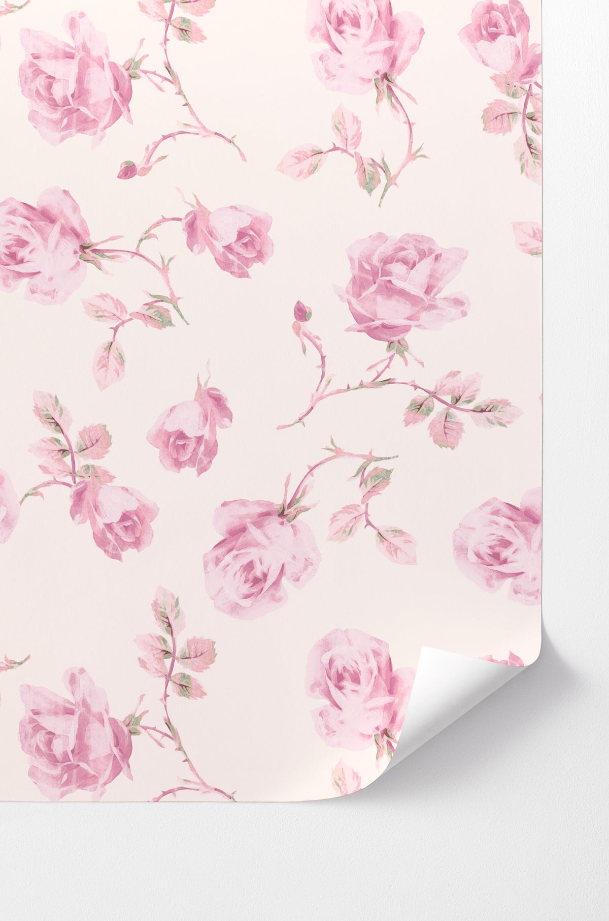 Chateau Rose Peel and Stick Wallpaper- Home Decor | LoveShackFancy.com