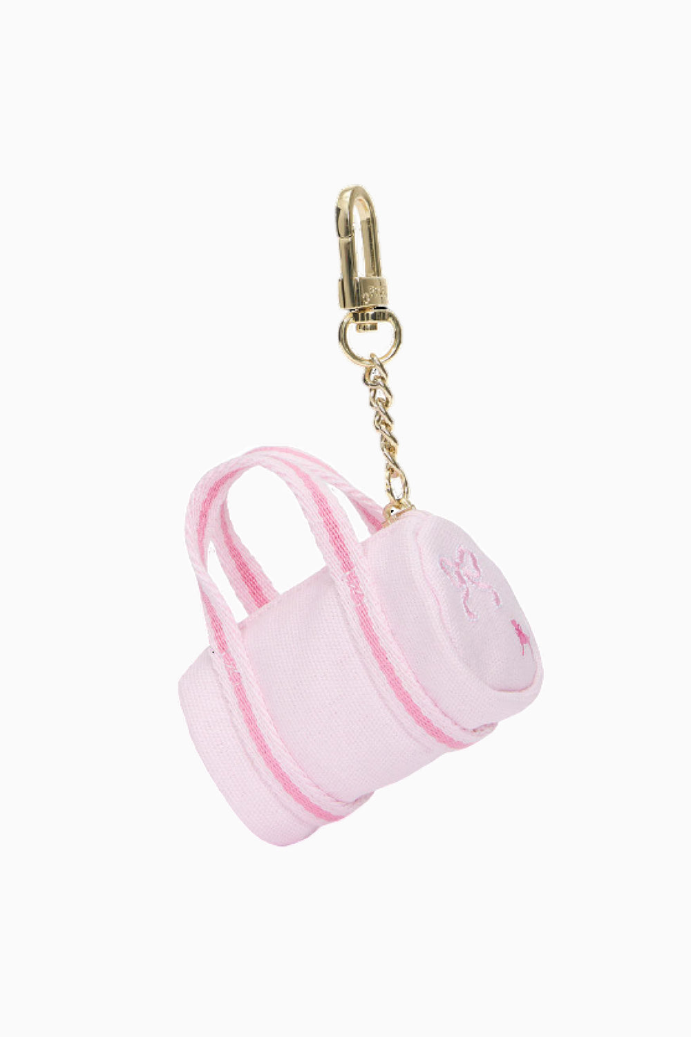 PINK x LoveShackFancy Pink Tulip Mini Duffle Keychain Charm