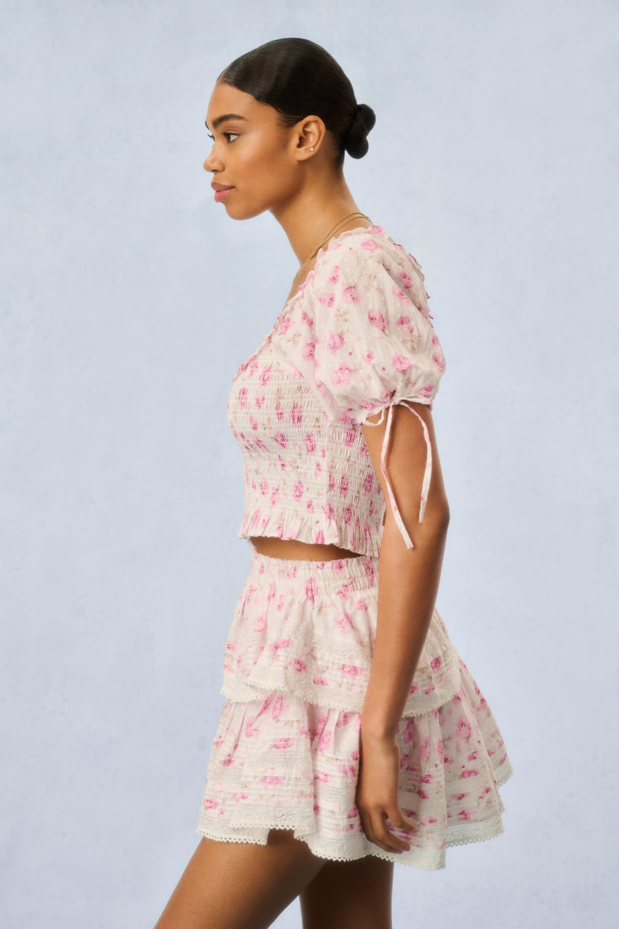 Molly Puff Sleeve Top- Women's Matching Sets | LoveShackFancy.com