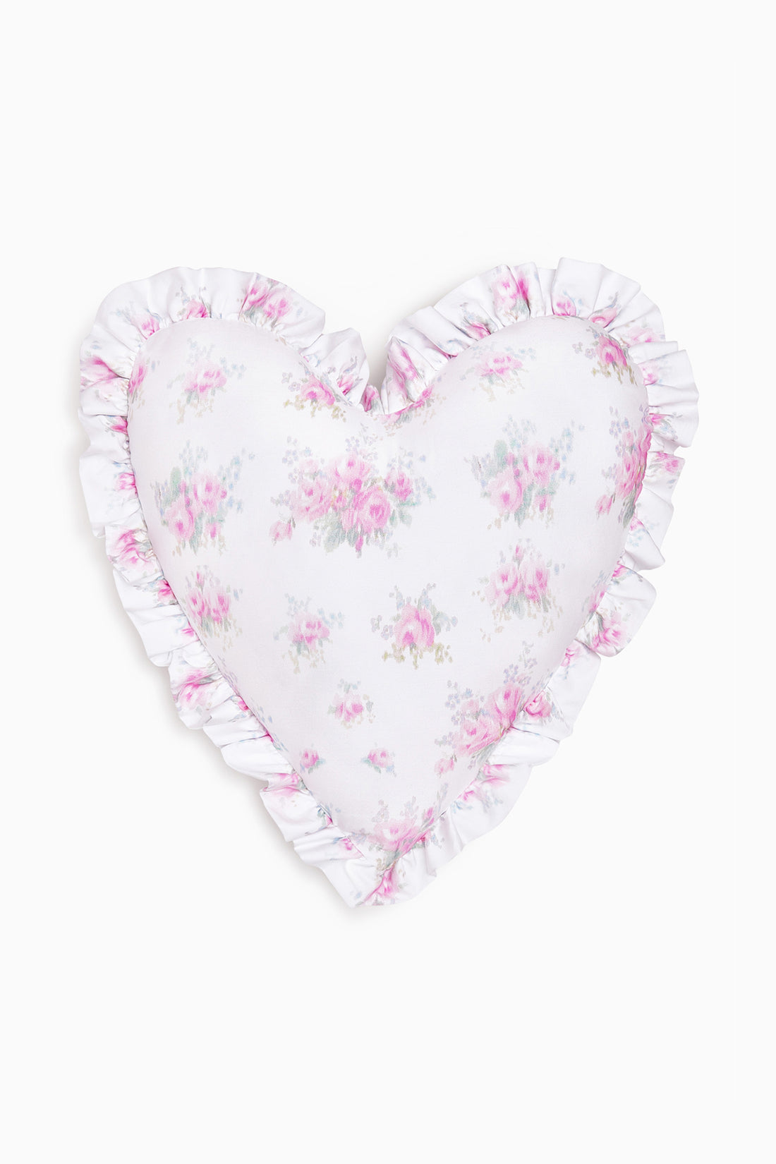 Ruffle Heart Pillow | LoveShackFancy.com