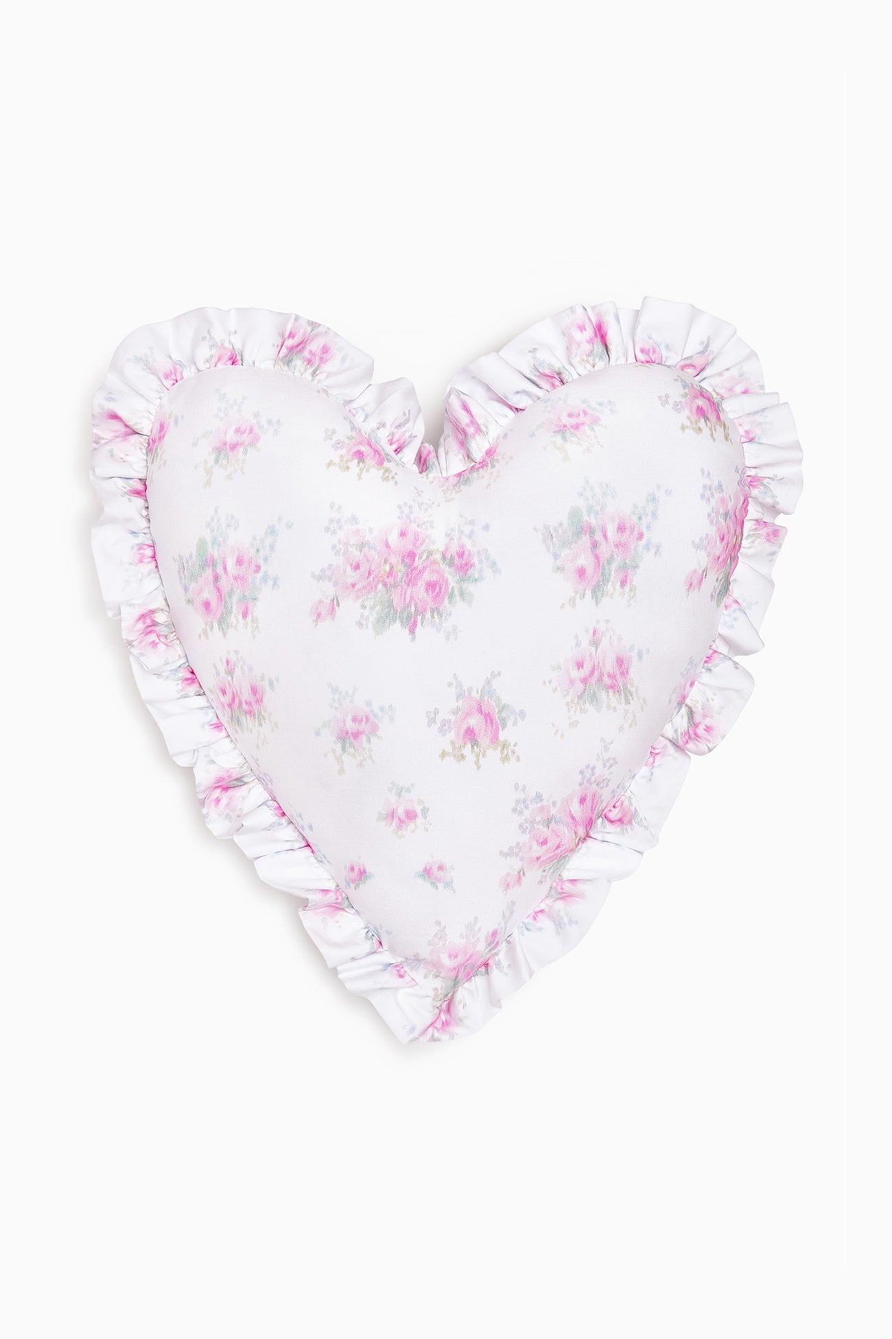 Ruffle Heart Pillow | LoveShackFancy.com