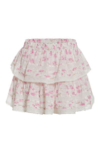 Signature Fragrance Print Ruffle Mini Skirt- Women's Skirt Sets ...