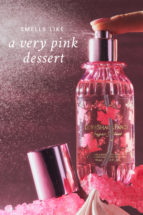 Sugar Blush Hair & Body Perfume Mist with Vanilla & Passion Fruit