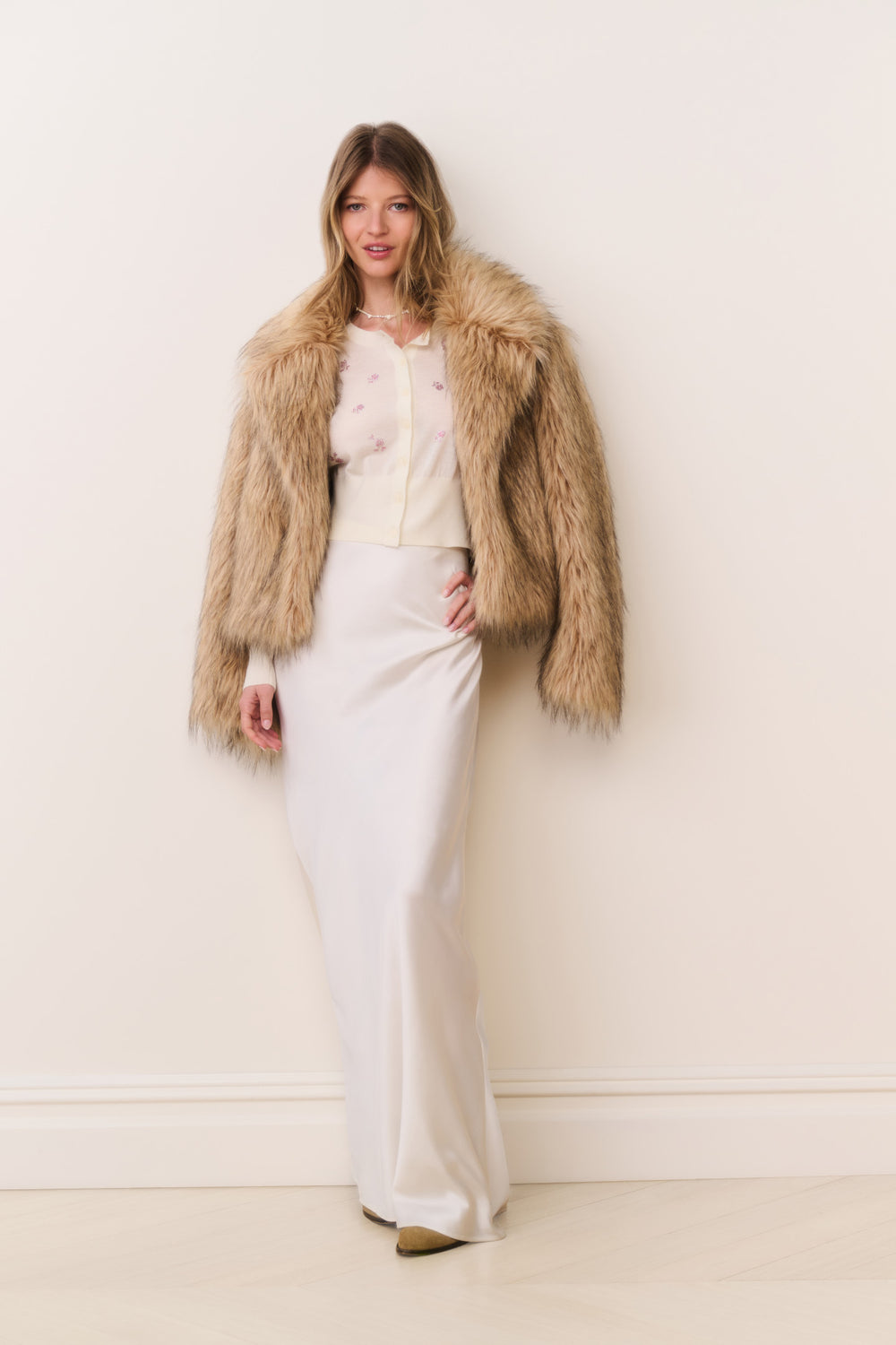 Valina Faux Fur Jacket | LoveShackFancy.com