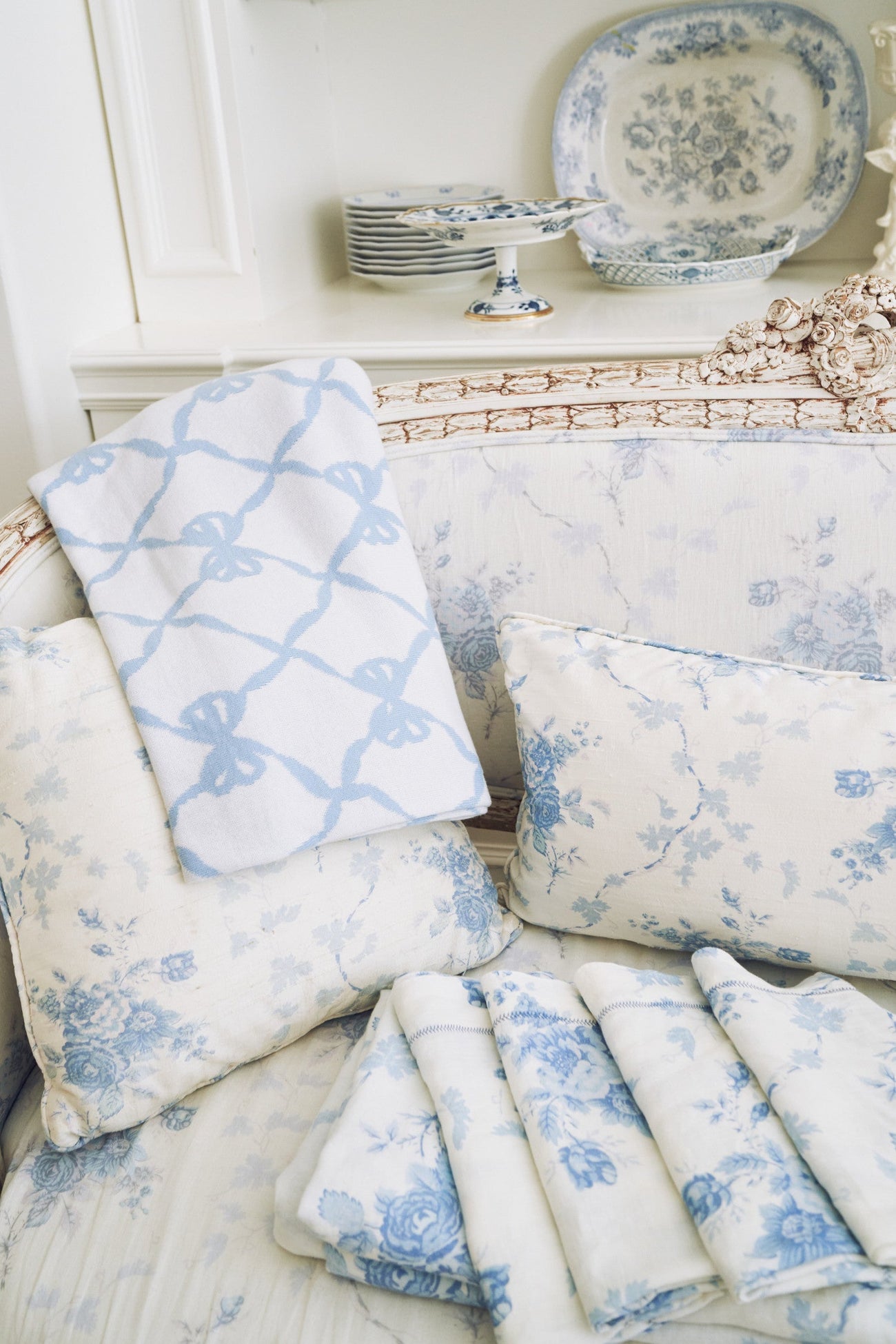 Bow Throw Blanket - Home Decor | Shop LoveShackFancy.com